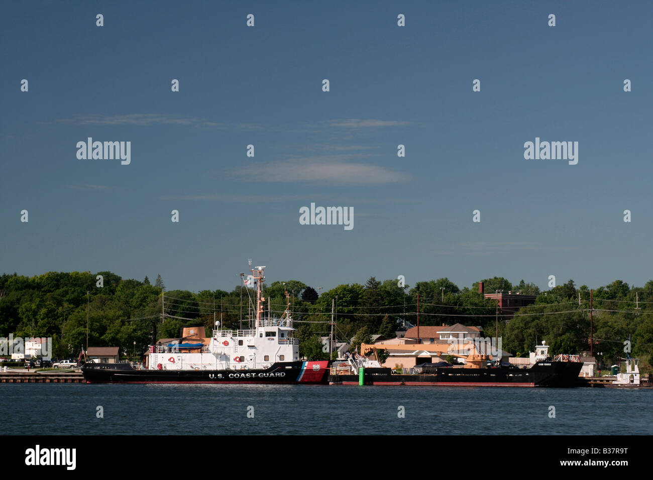 US Coast Guard ships Sturgeon Bay Wisconsin Stock Photo - Alamy