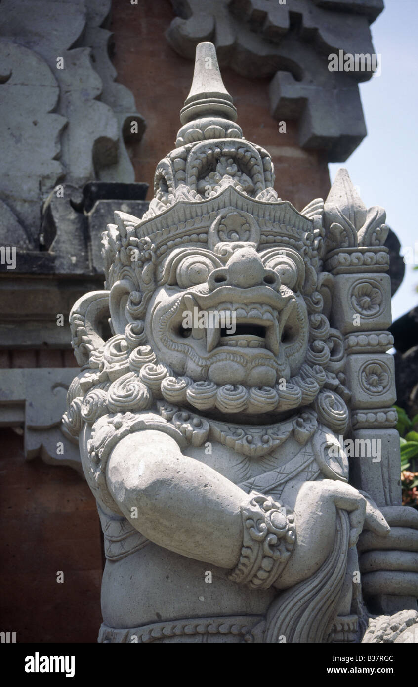 Carved stone animal head Deity Monkey guardian statue Temple entrance ...