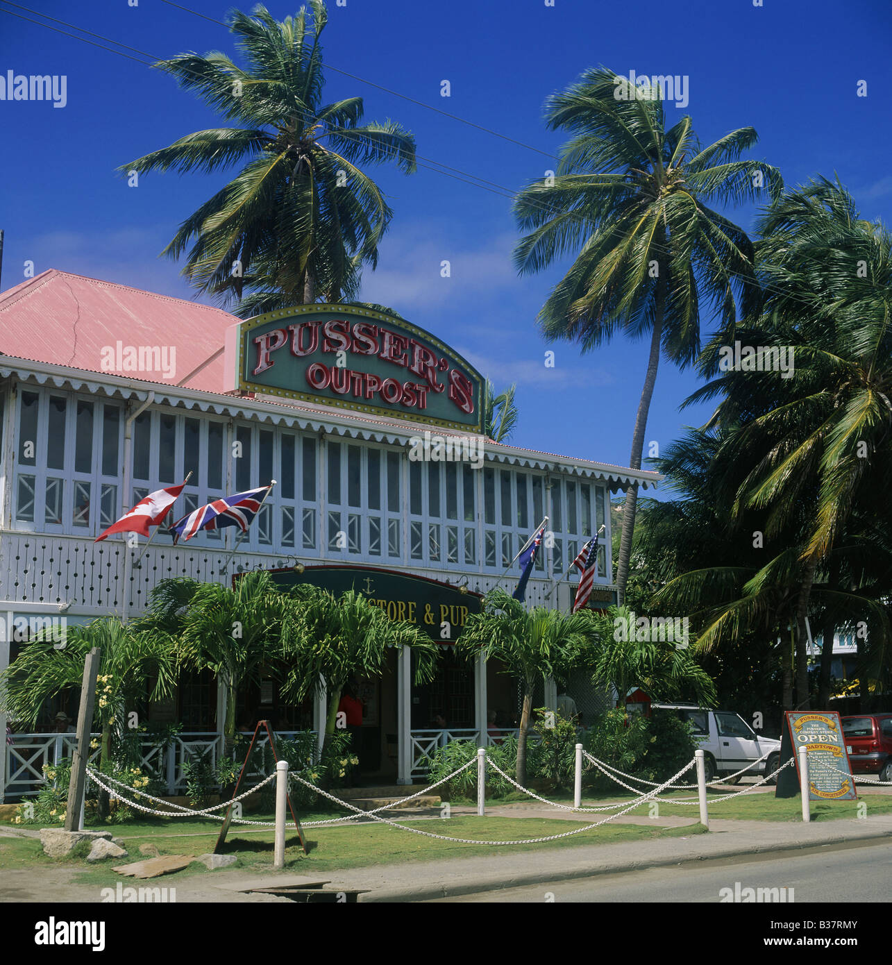 Tortola pusser’s road town pub hi-res stock photography and images - Alamy