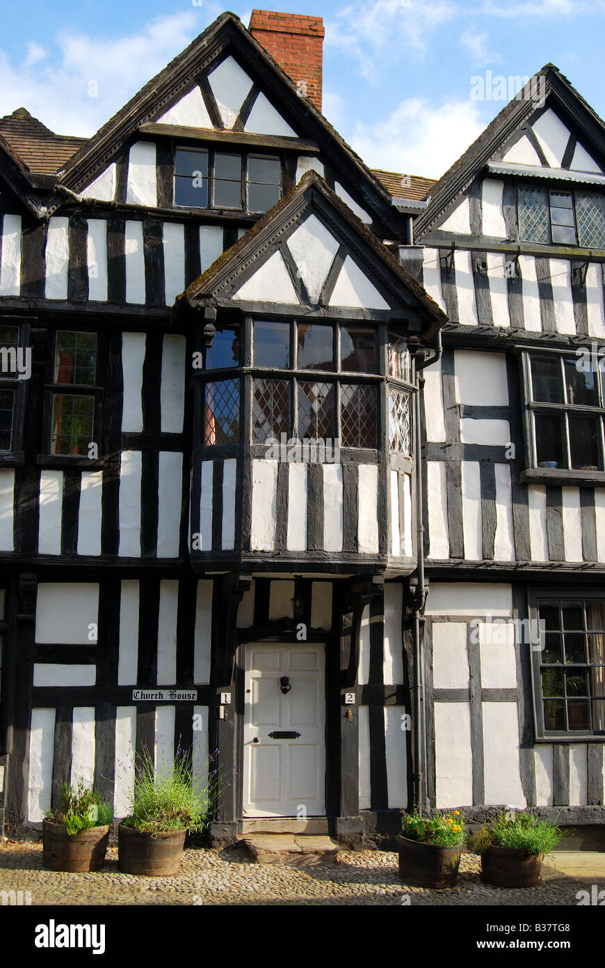 Ancient, timber-framed Church House, Church Lane, Ledbury ...