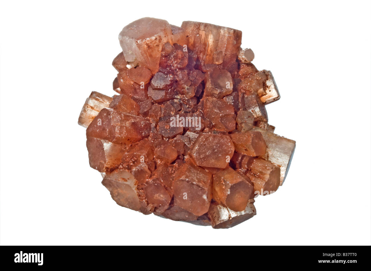 Aragonite (Sputnik) crystals Stock Photo - Alamy