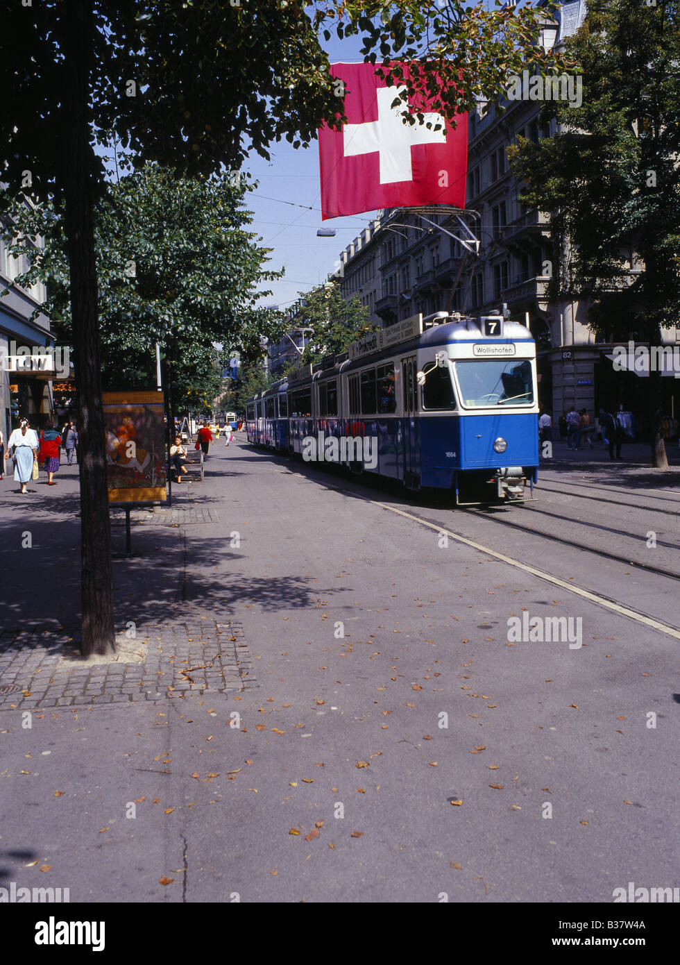 Trams zurich switzerland hi-res stock photography and images - Alamy