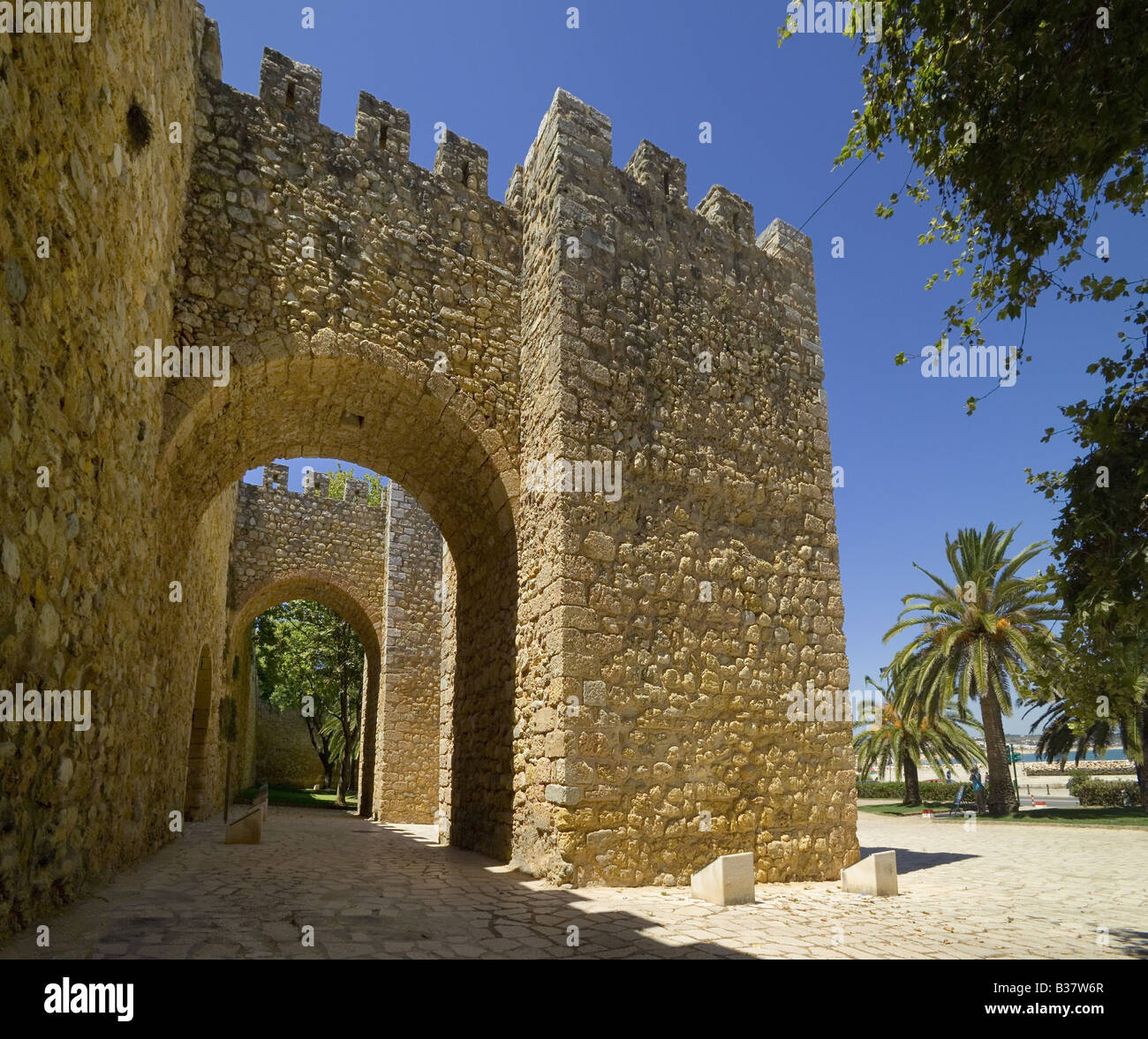 Algarve, Lagos. The Castle Stock Photo - Alamy