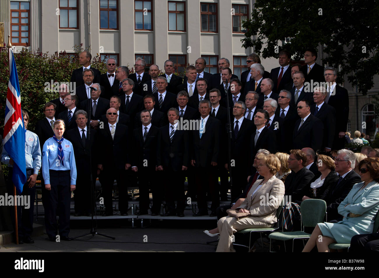 17th of June Celebration of the Independence day of Iceland Stock Photo ...