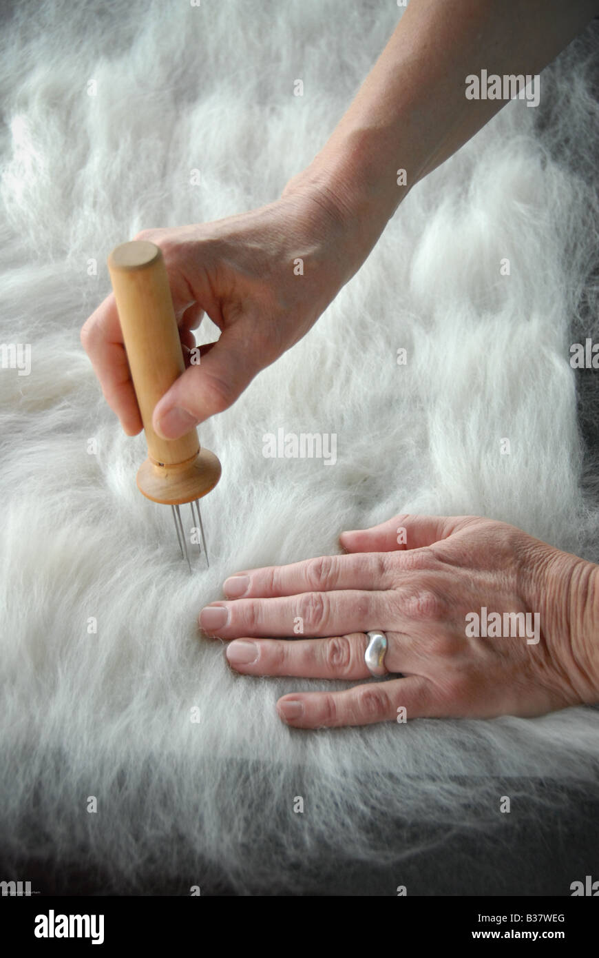 Felting activity hi-res stock photography and images - Alamy