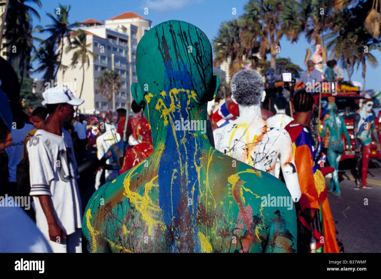 Carnival, Painted People, Day Stock Photo - Alamy