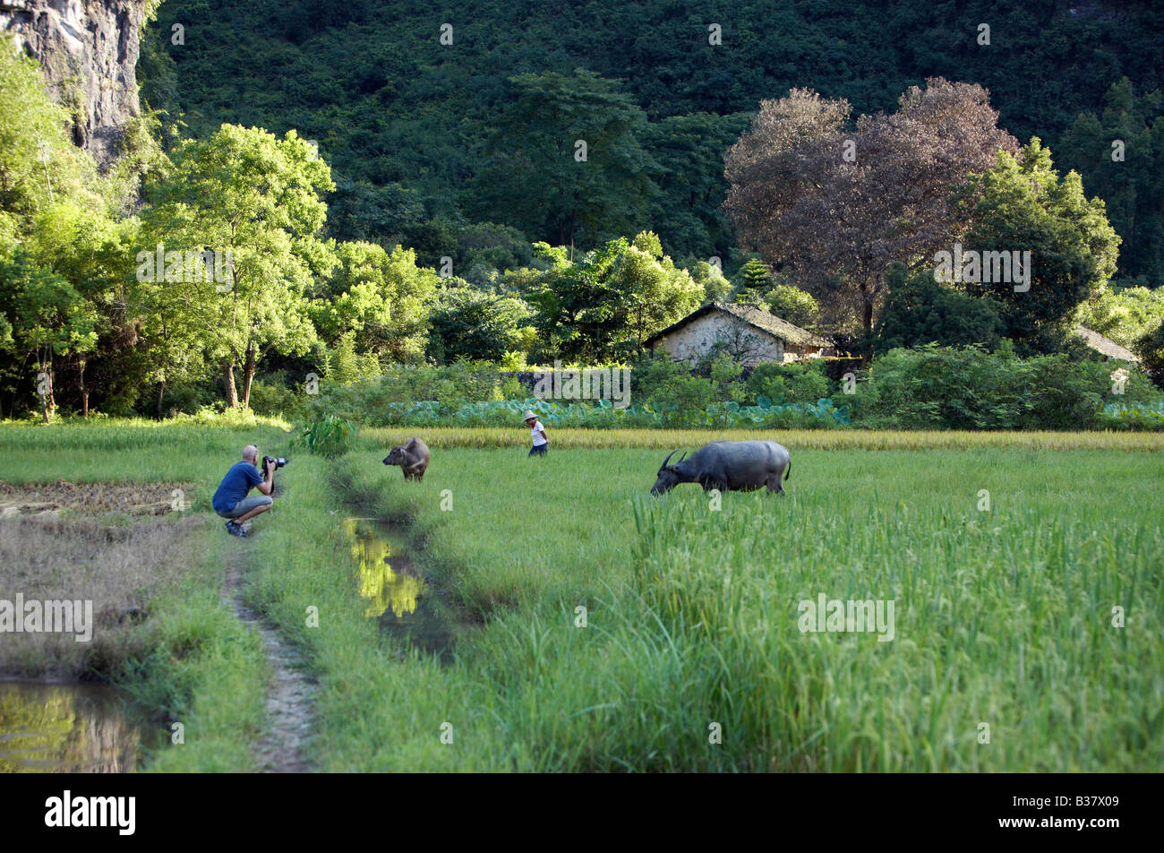 The people and sight of Guilin Southern China Stock Photo - Alamy