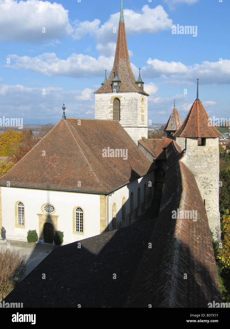 City gate murten switzerland hi-res stock photography and images - Alamy