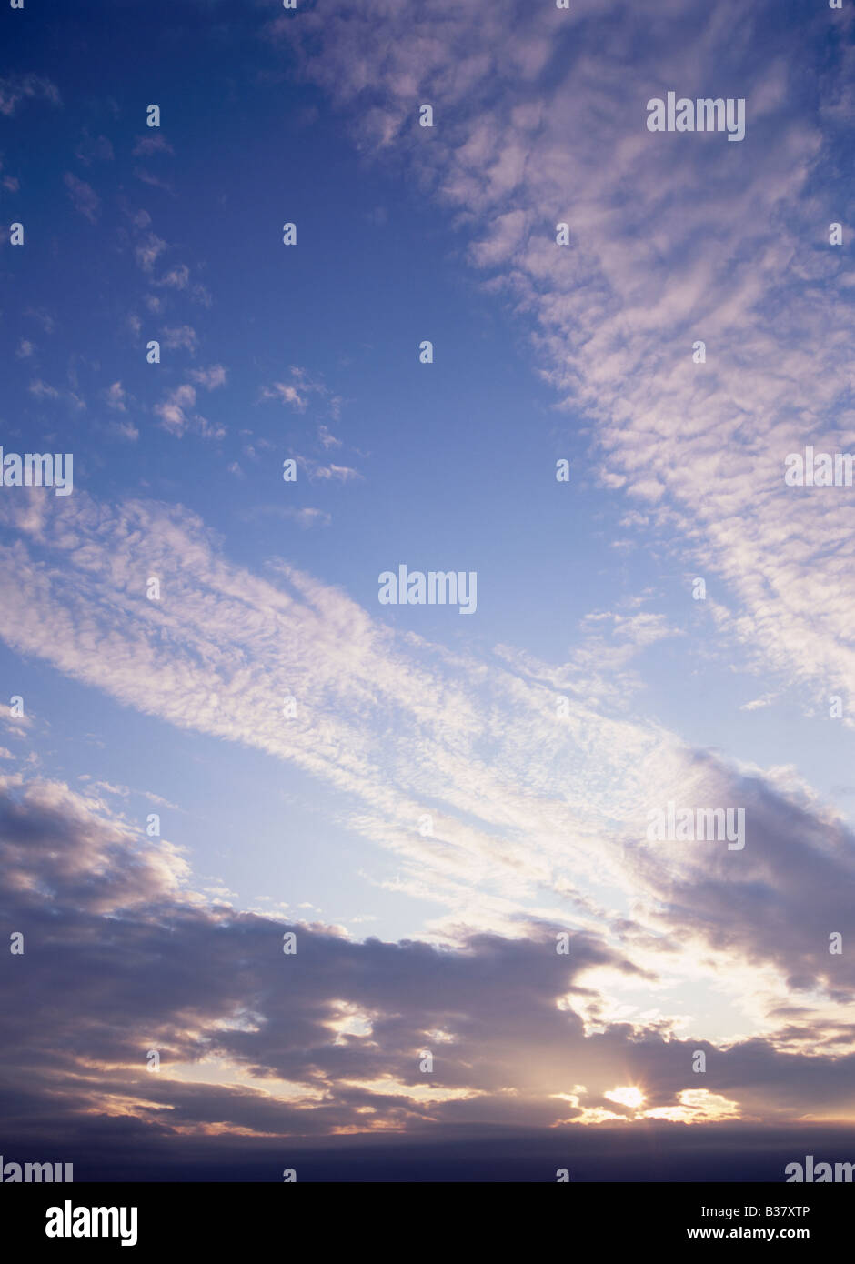 Altocumulus and Cirro Cumulus Stock Photo - Alamy