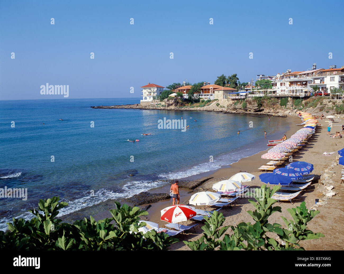 Side, Town Beach Stock Photo - Alamy