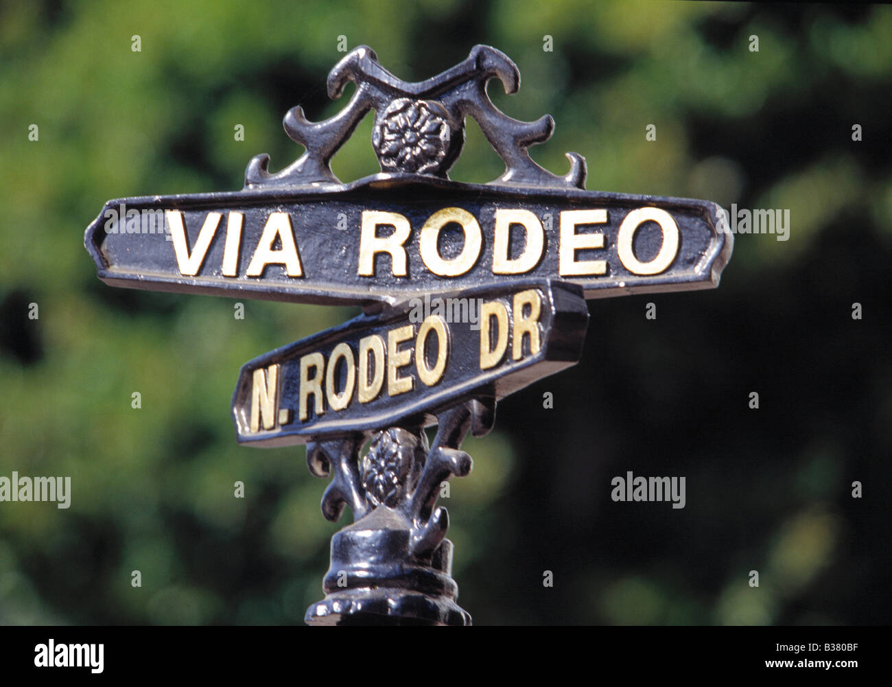 Beverly Hills, Rodeo Drive Sign Stock Photo - Alamy