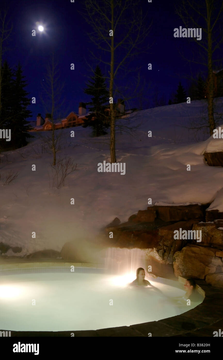 Hot tub night lights hi-res stock photography and images - Alamy