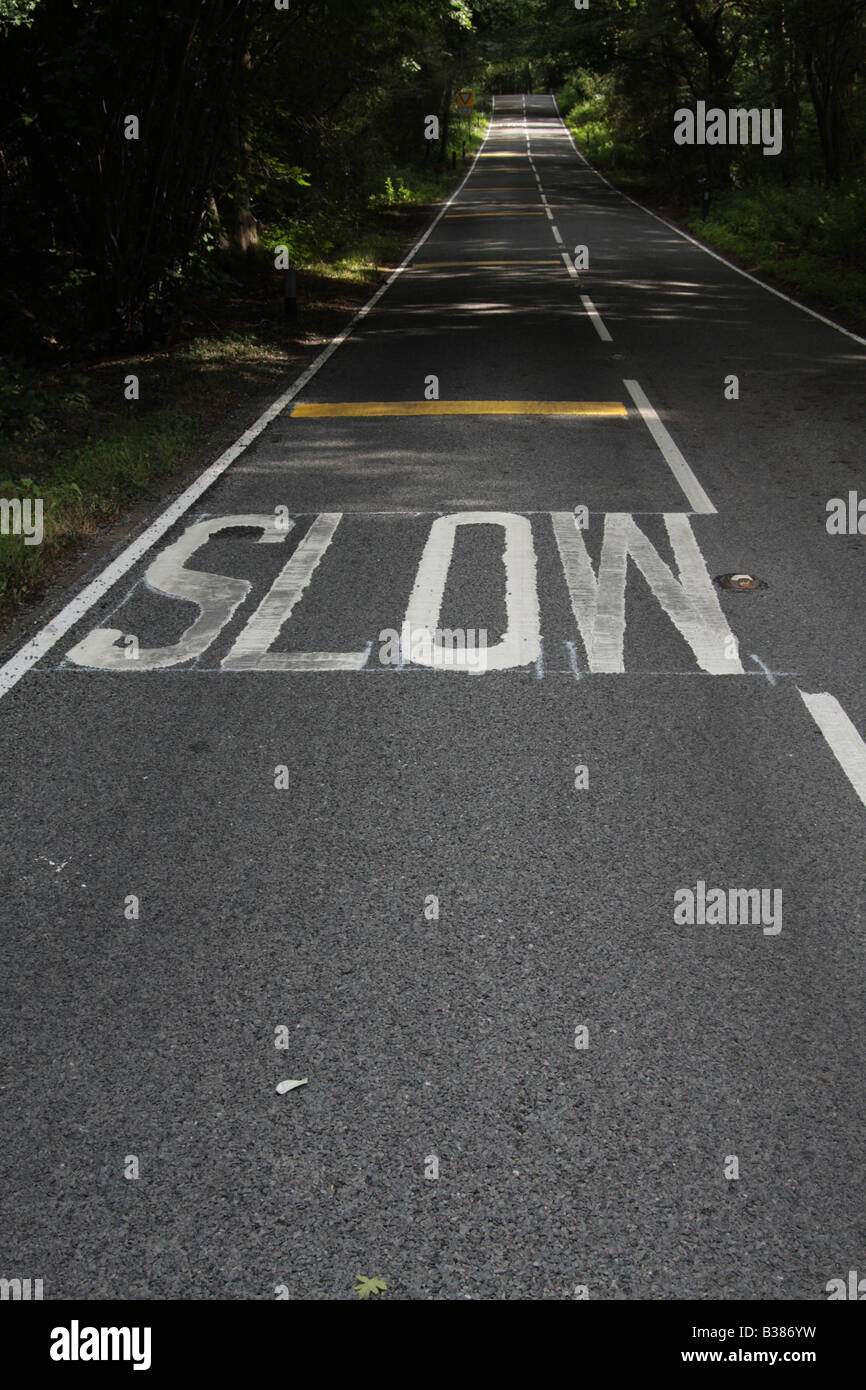 Danger road country road hazard danger fad hi-res stock photography and ...