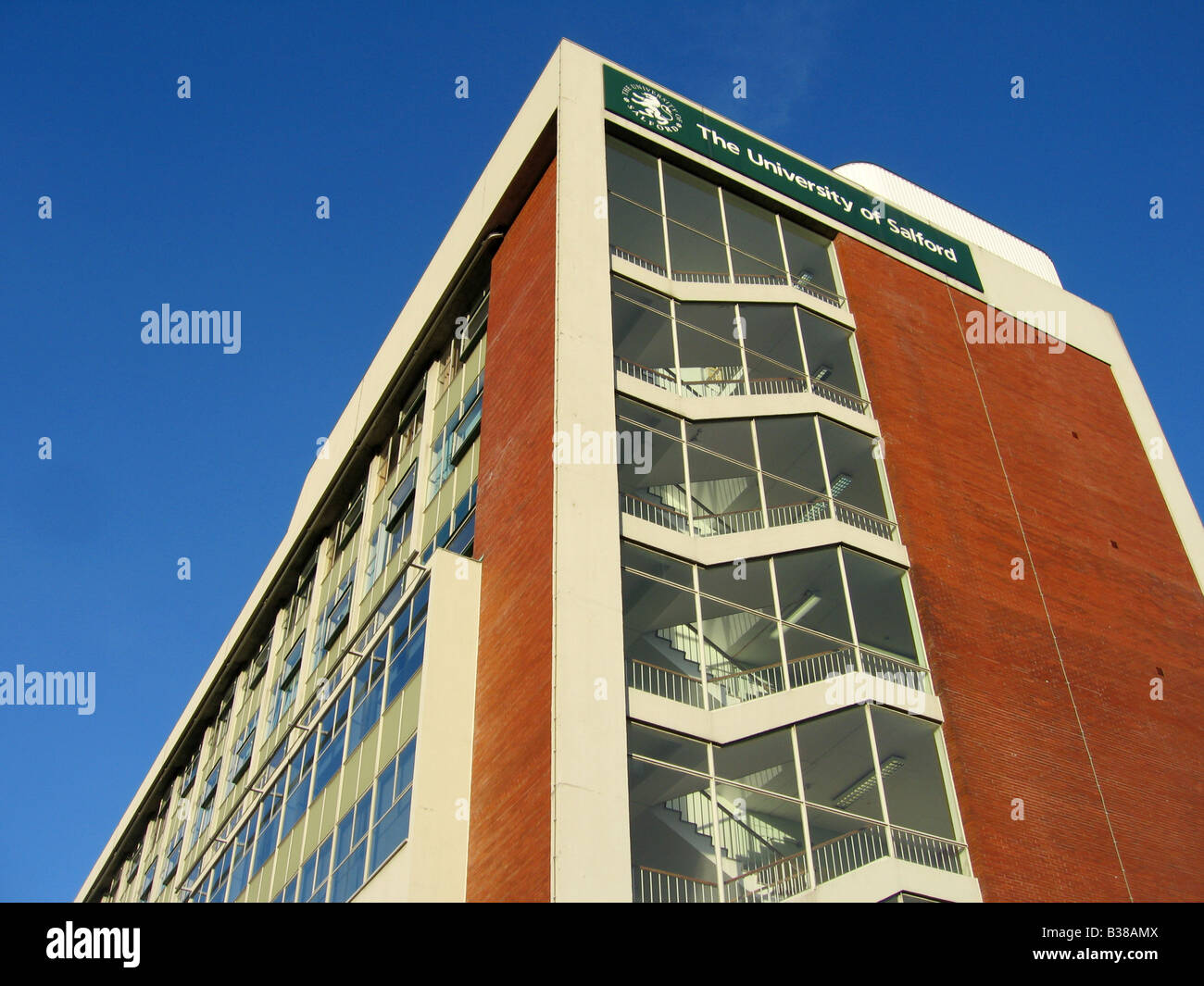 Maxwell Building University of Salford UK Stock Photo - Alamy