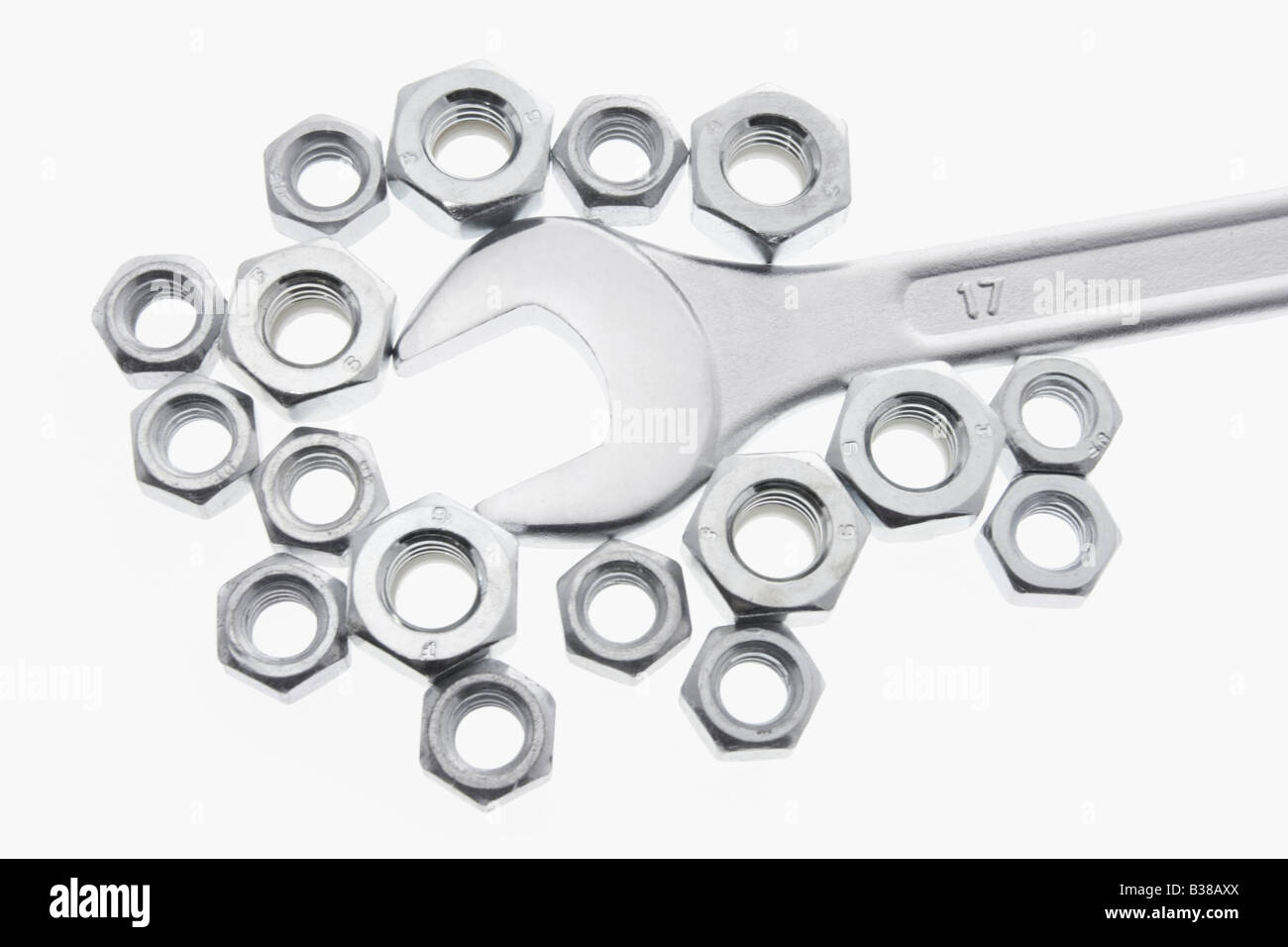 Close up spanner tool Cut Out Stock Images & Pictures - Alamy