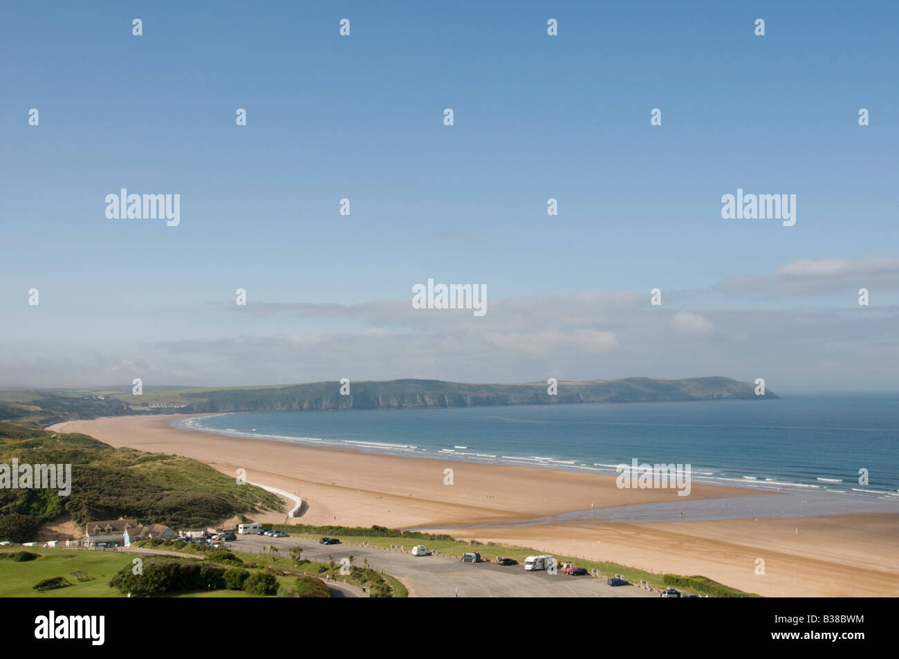 Woolacombe village north devon hi-res stock photography and images - Alamy