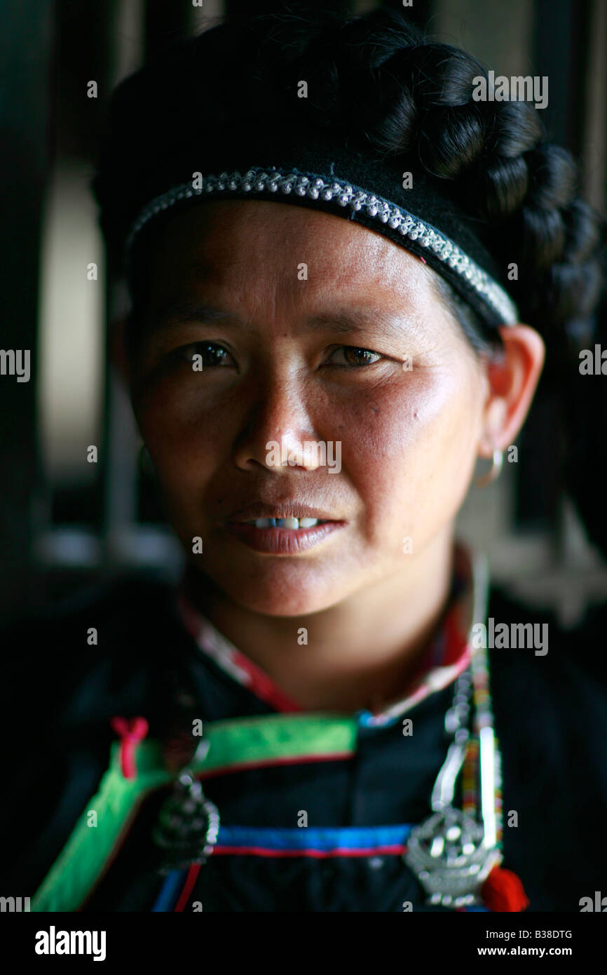 Phu La woman near Bac Ha, Vietnam Stock Photo - Alamy