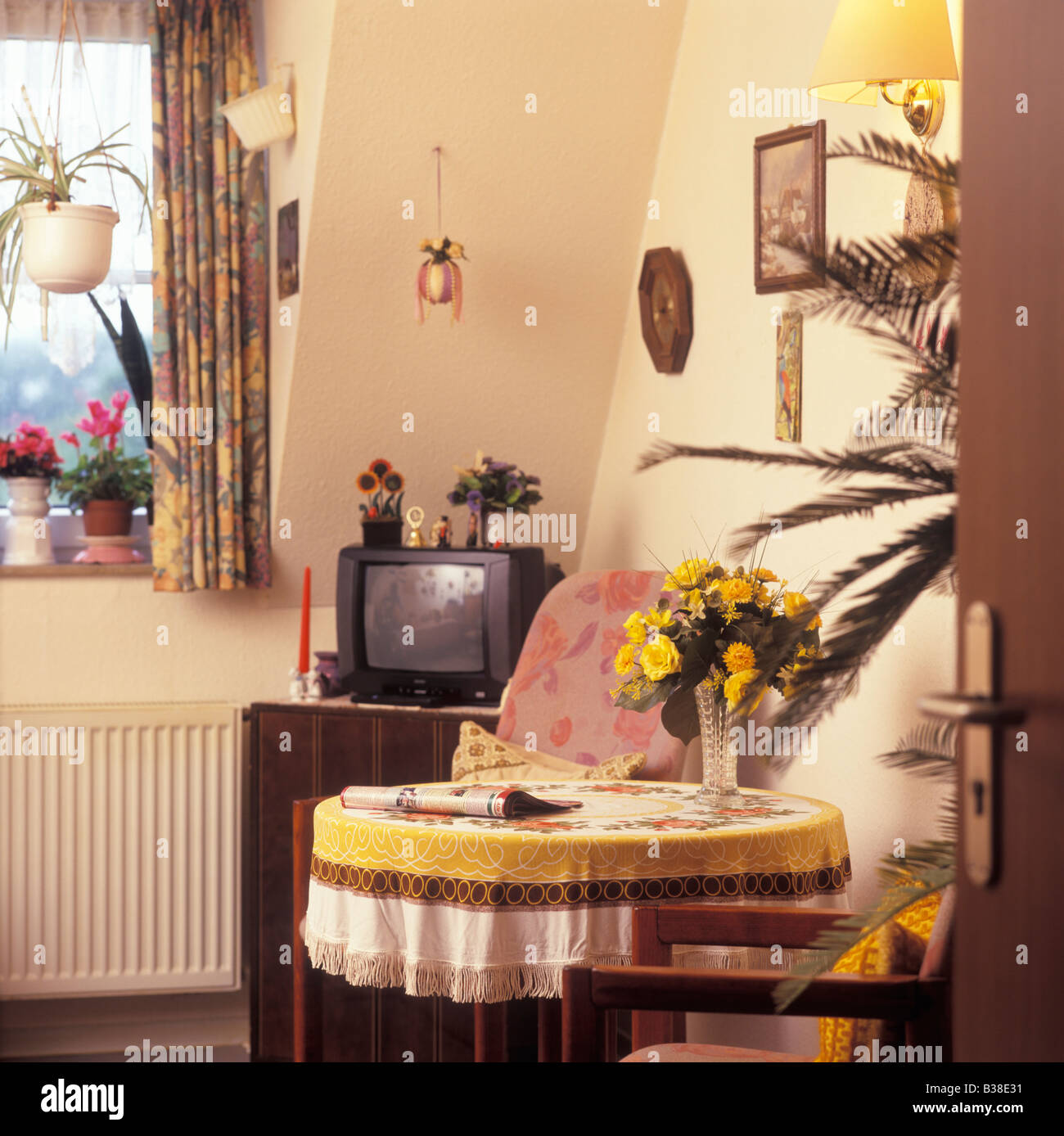 typical self furnished room in a retirement home, Germany Stock Photo ...