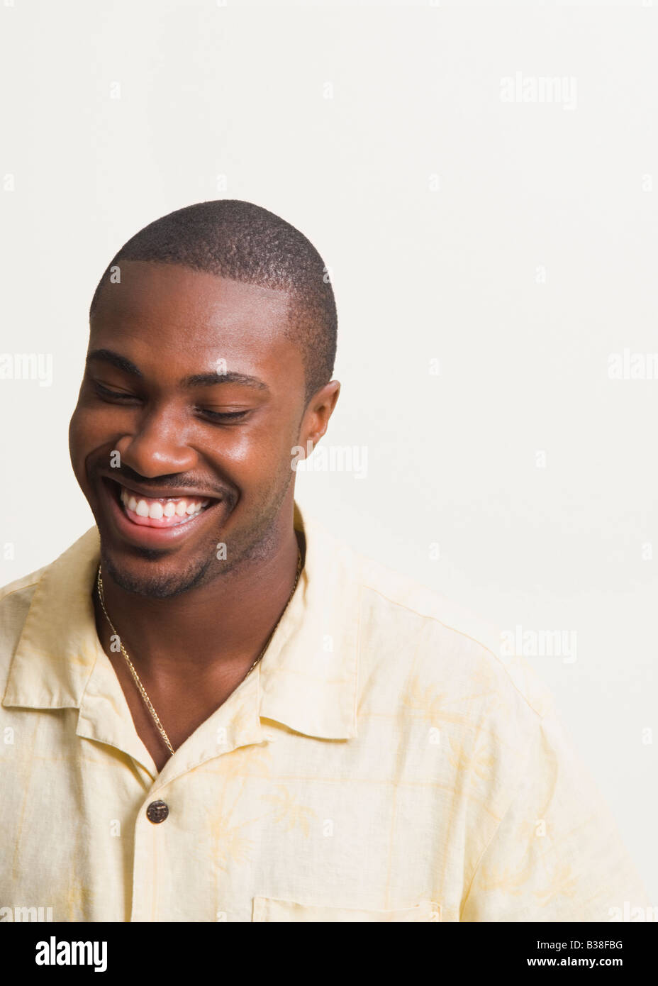 African man laughing Stock Photo - Alamy