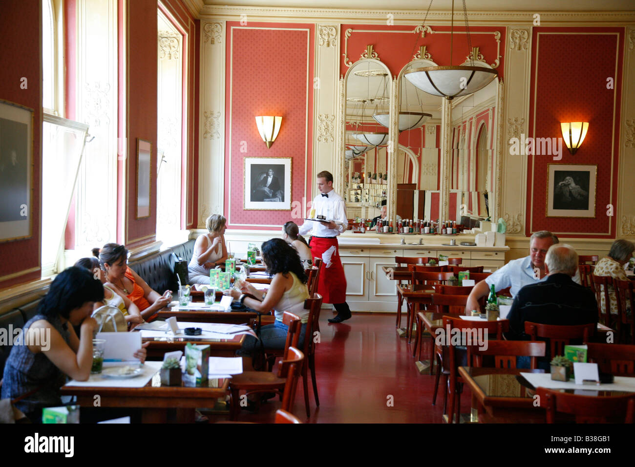 Louvre cafe prague hi-res stock photography and images - Alamy