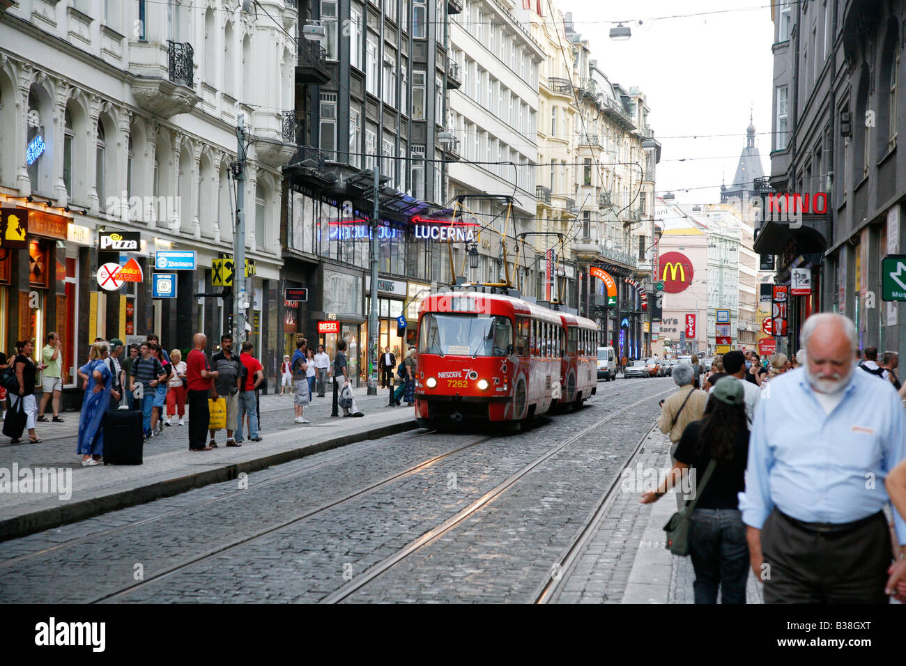 Prague Tram High Resolution Stock Photography and Images - Alamy