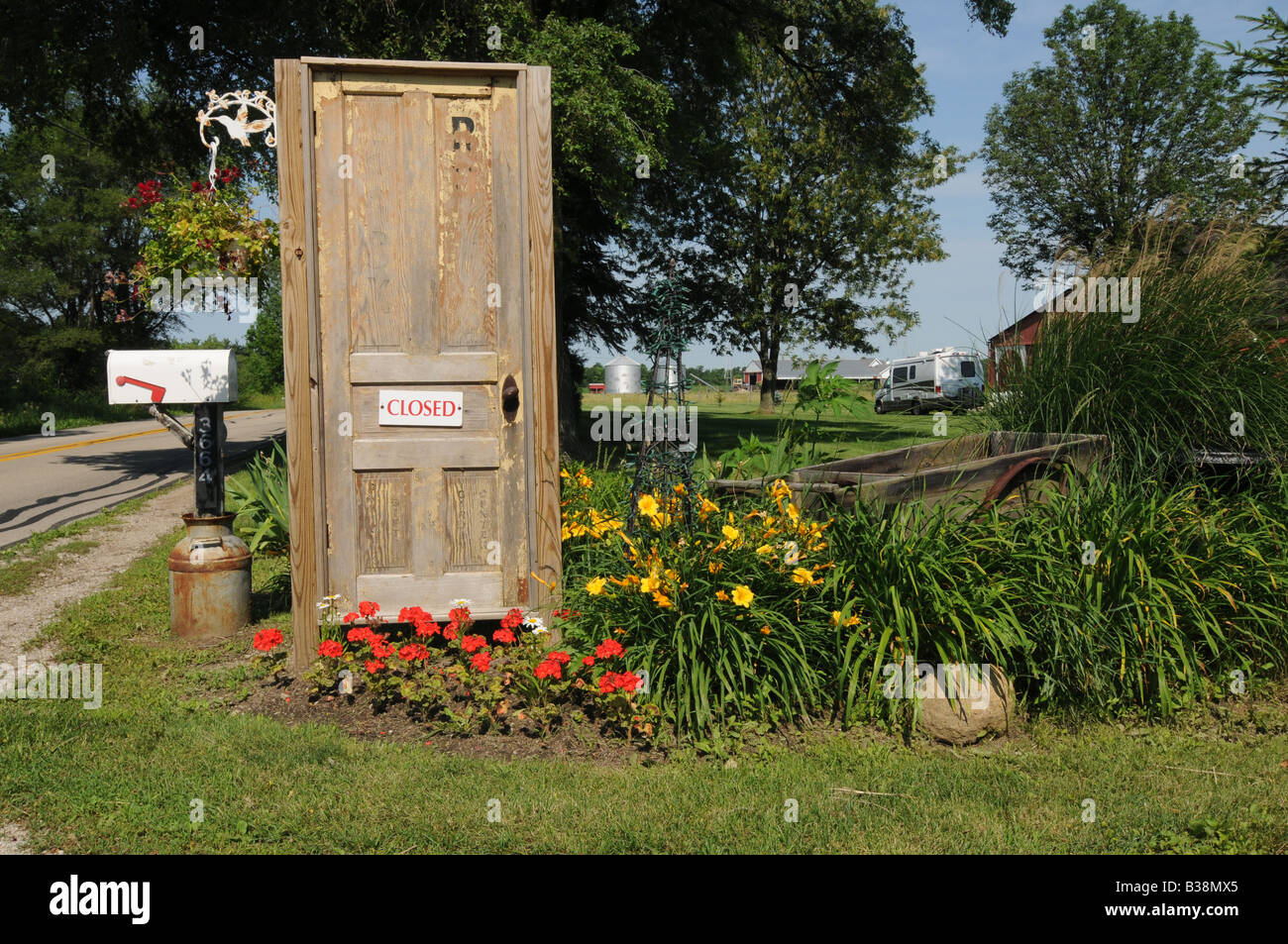 Roadside scene in Ohio Stock Photo - Alamy