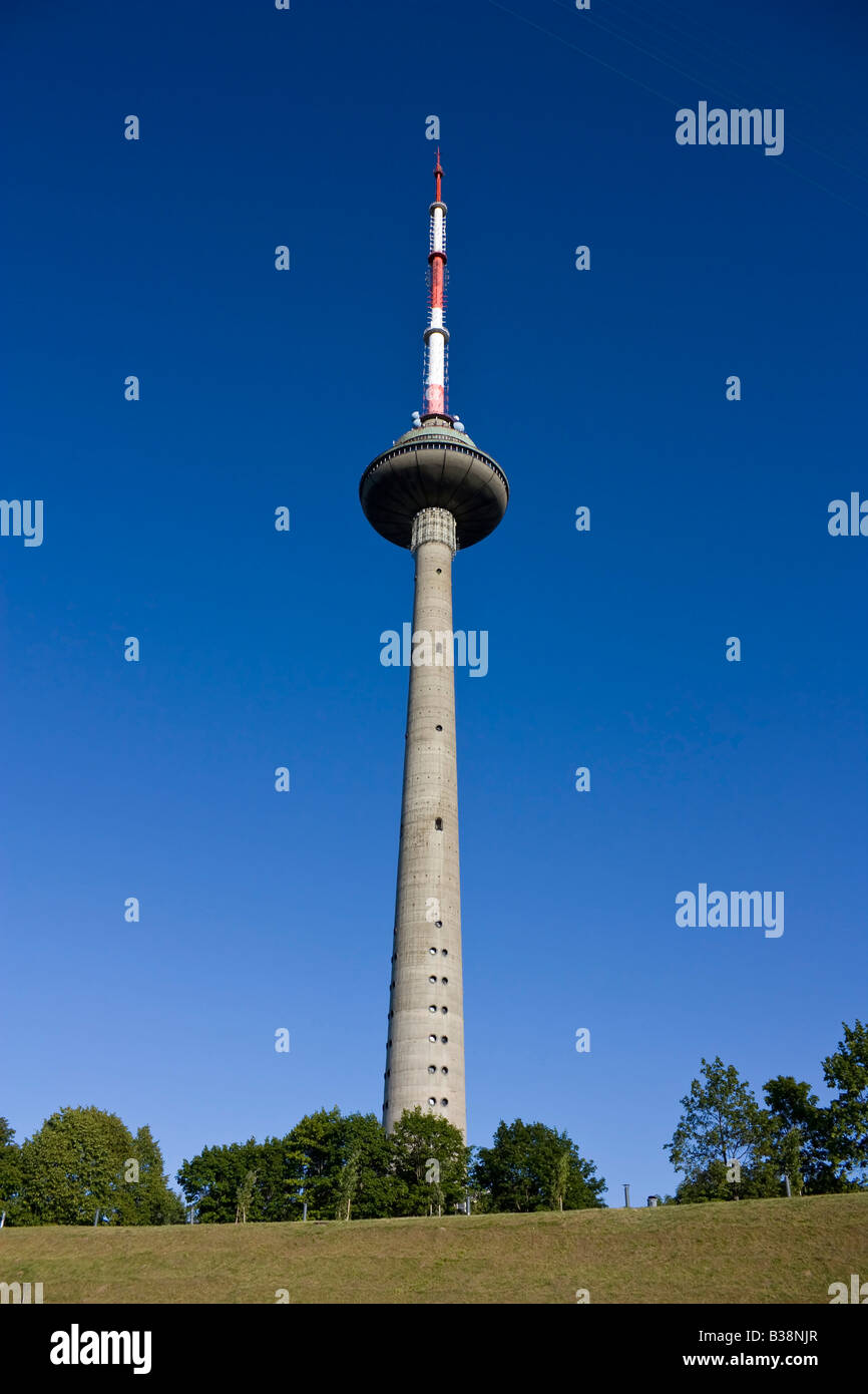 TV tower, Vilnius, Lithuania Stock Photo - Alamy
