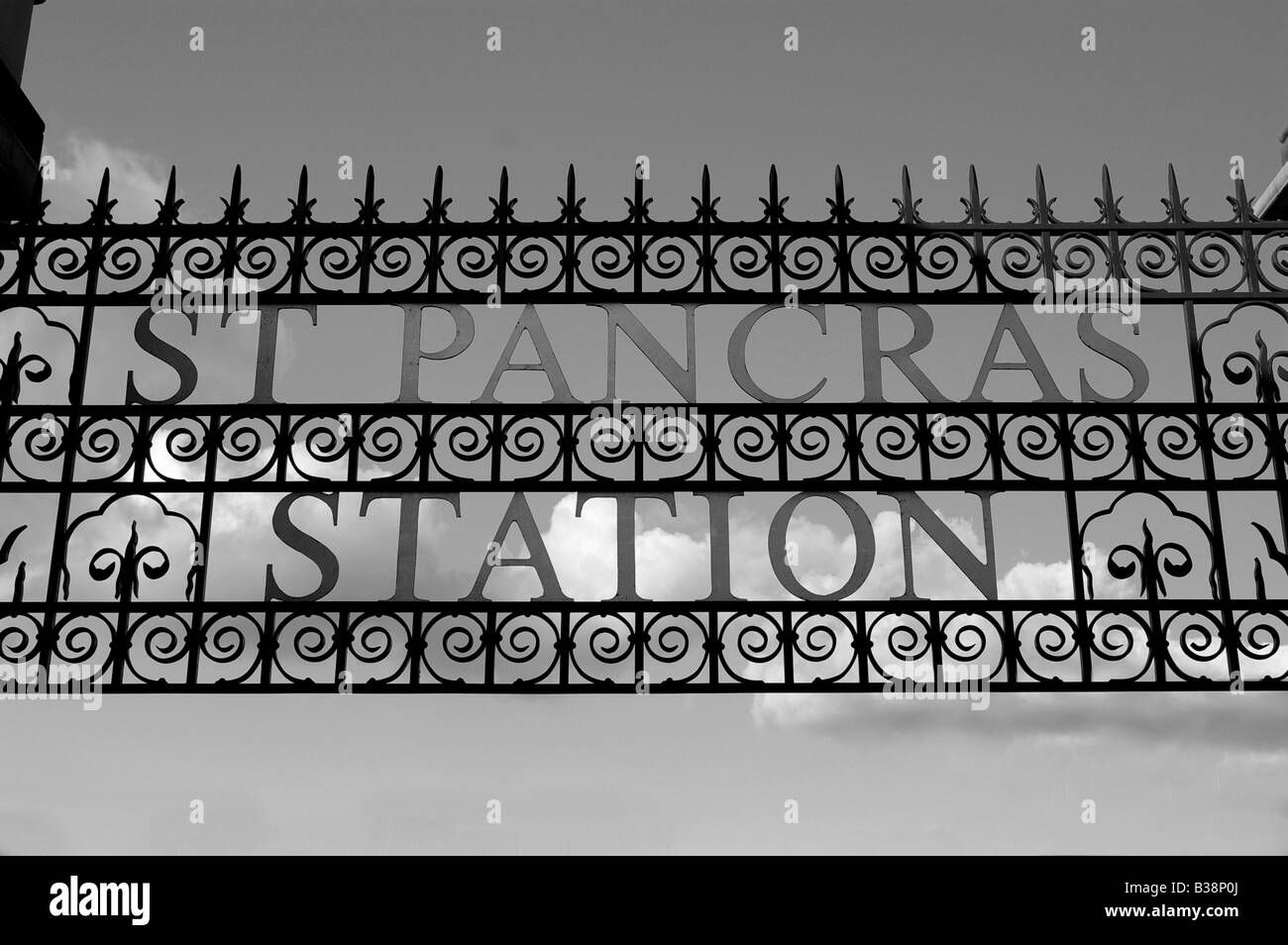 British rail station sign Black and White Stock Photos & Images - Alamy