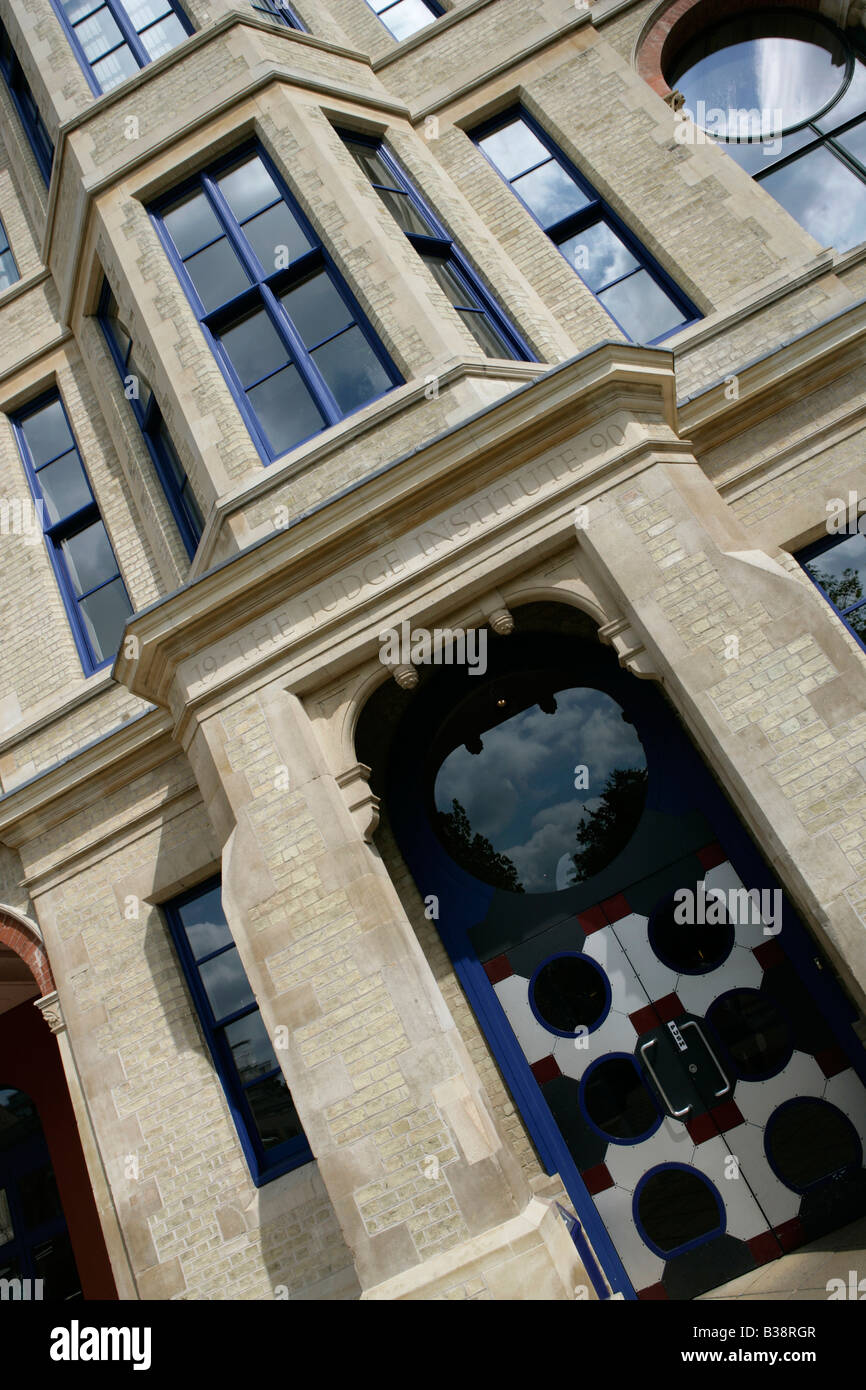 City of Cambridge, England. The main entrance and west façade of the ...