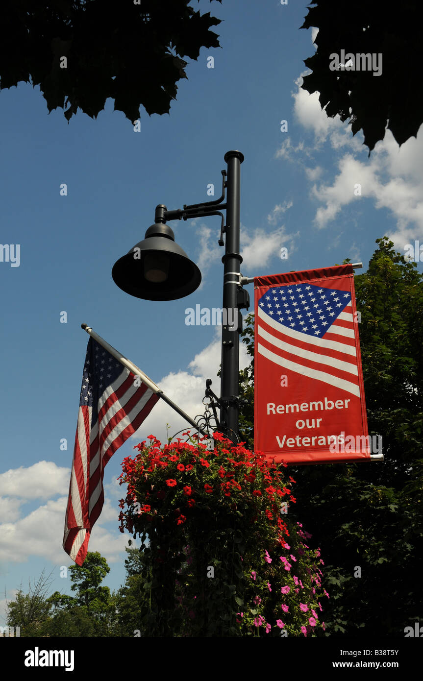 USA flag & Banner Stock Photo - Alamy