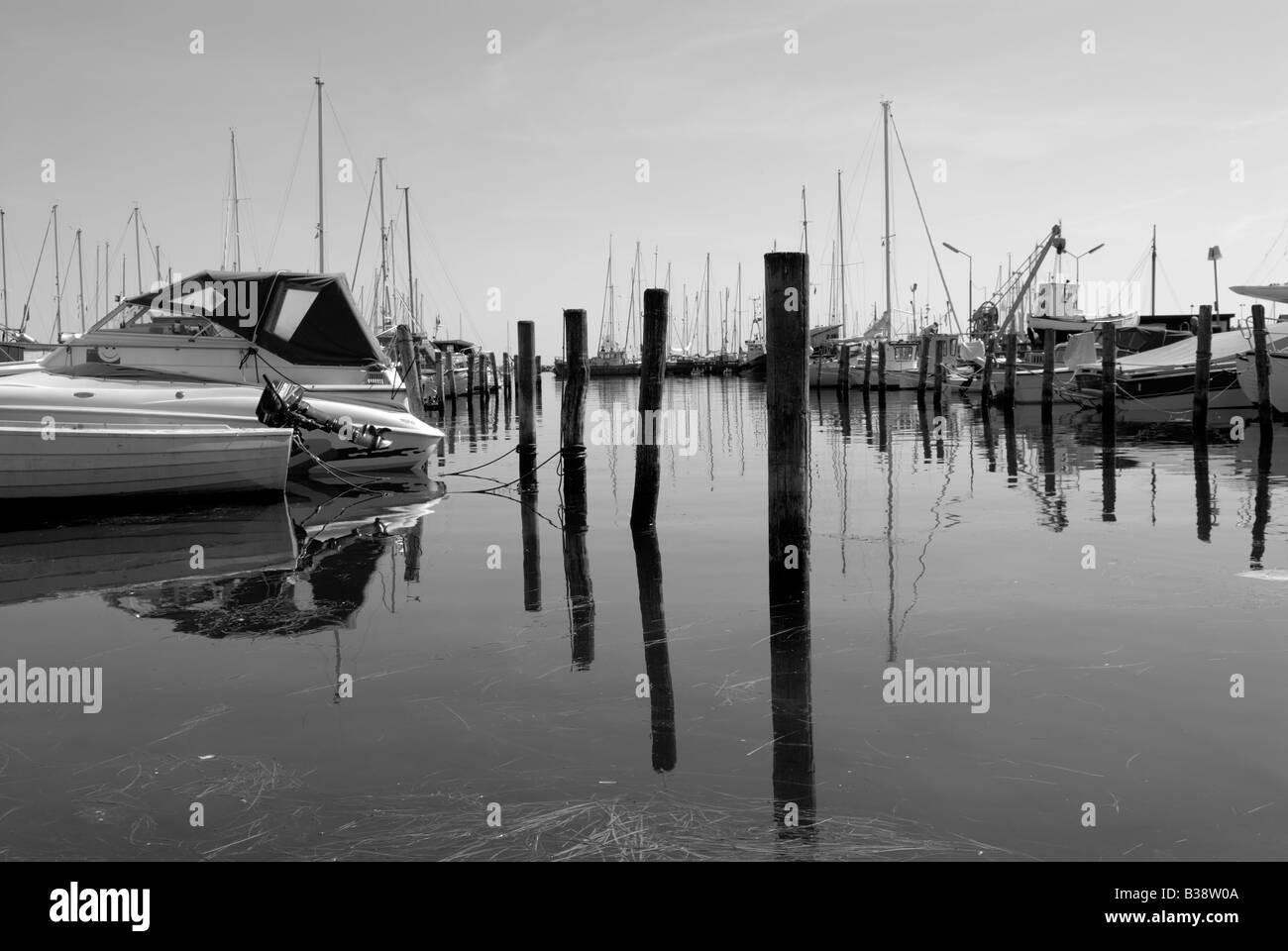 Boats copenhagen Black and White Stock Photos & Images - Alamy