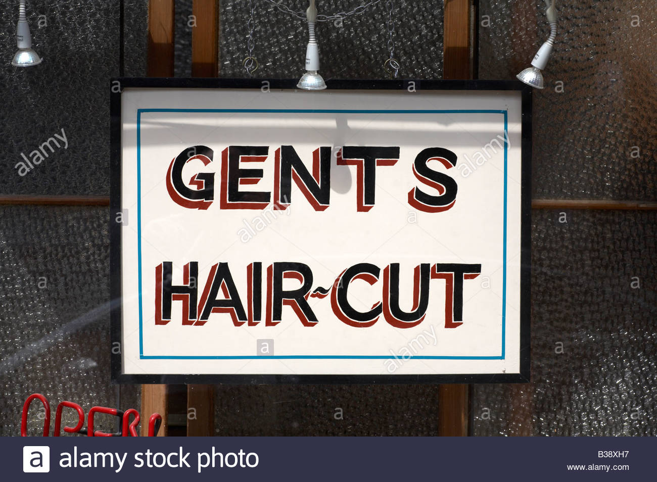 Hair salon sign hi-res stock photography and images - Alamy