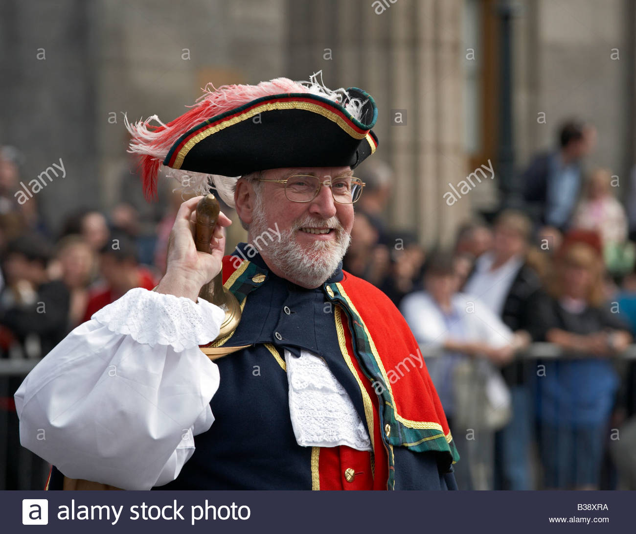 Town crier announcing hi-res stock photography and images - Alamy