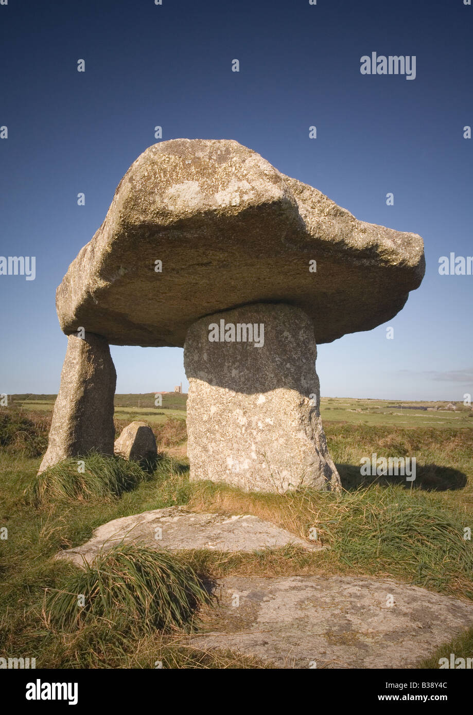 Lanyon Quoit, (Giant's Table) is a famous Cornish Megalithic Tomb near ...