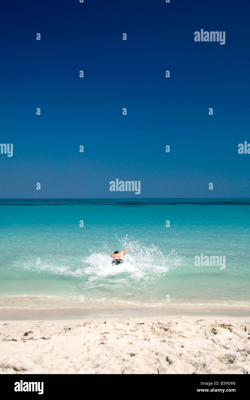 a man falling into water Stock Photo - Alamy