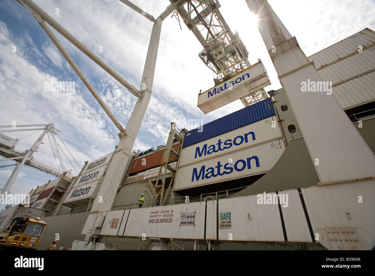 Matson containers hi-res stock photography and images - Alamy