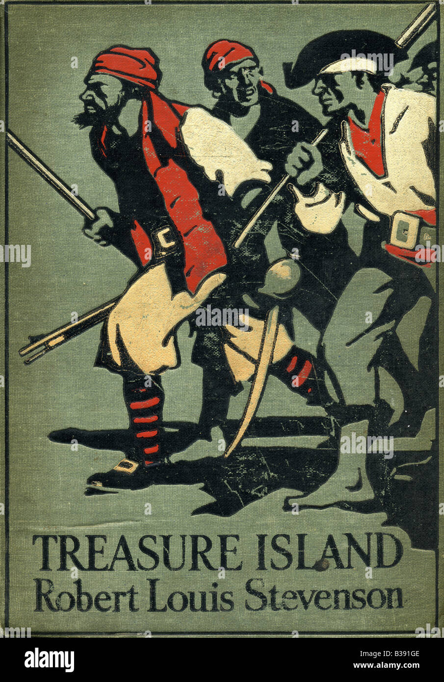 Front of 1911 edition of Treasure Island by Robert Louis Stevenson with ...