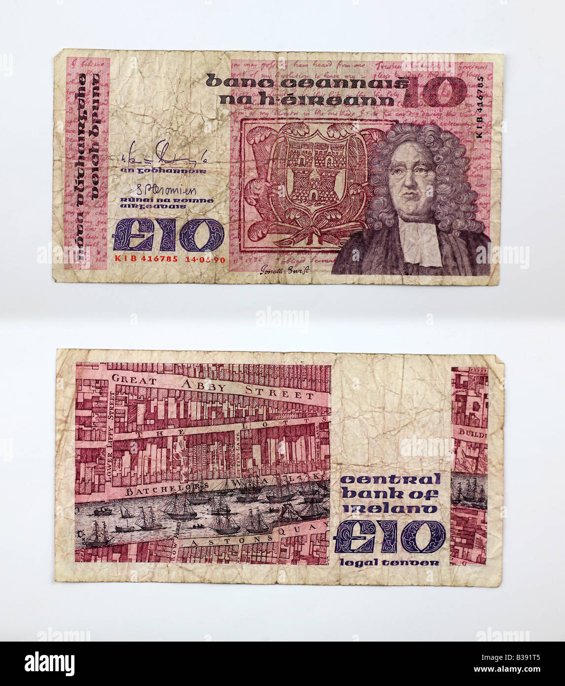 20 irish punt note hi-res stock photography and images - Alamy