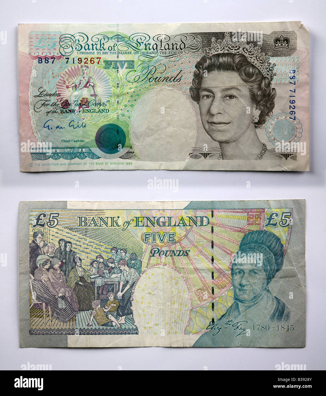 Sterling United Kingdom Bank notes Stock Photo - Alamy