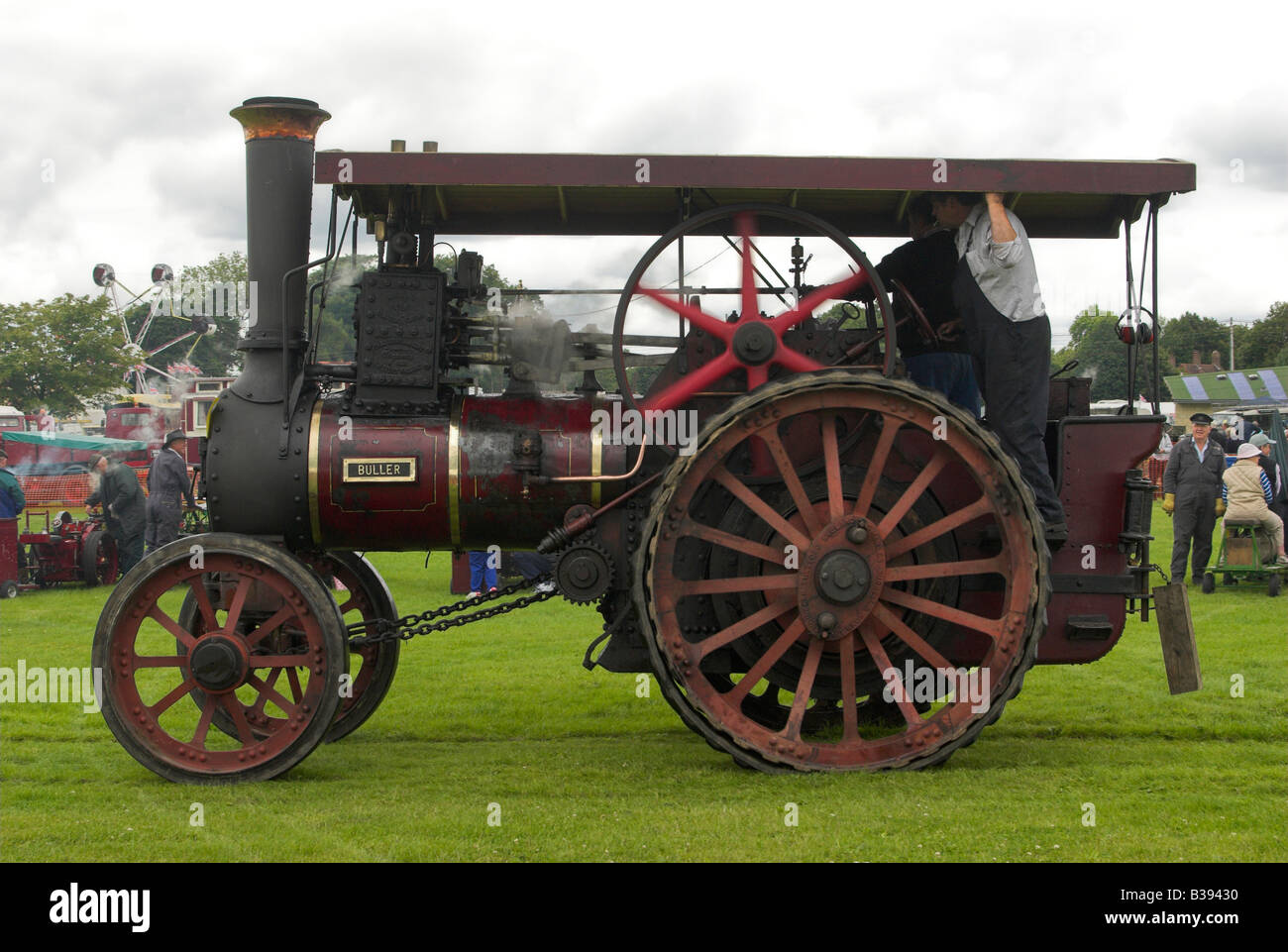 Burrell 6 nhp Gen Purp Traction Engine; Built: 1903; Buller Stock Photo ...