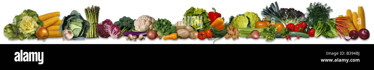 Vegetable border hi-res stock photography and images - Alamy