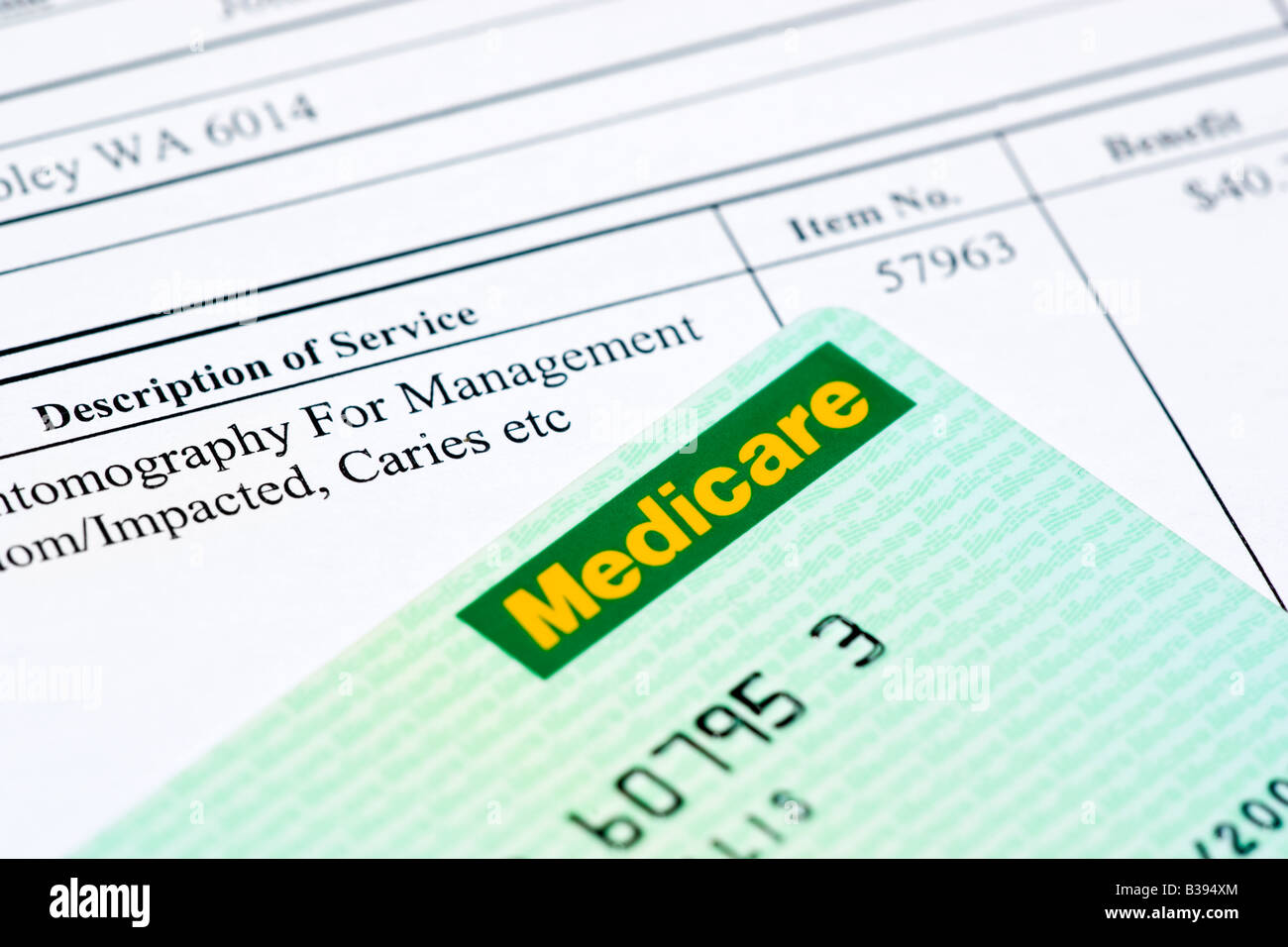 Medicare card hi-res stock photography and images - Alamy