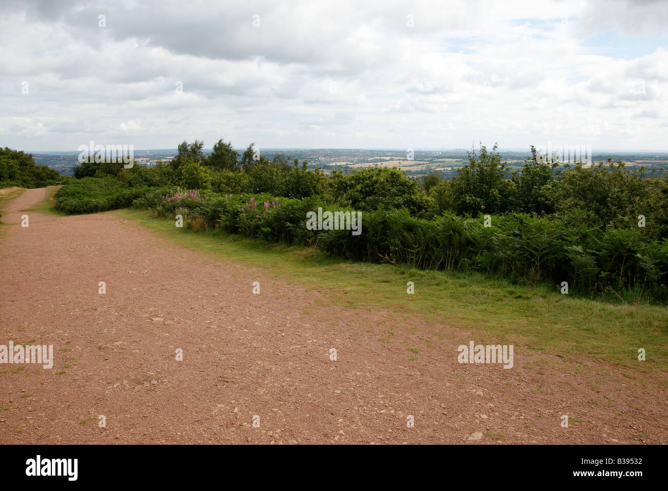 summit of walton hill part of the national trust worcestershire england ...