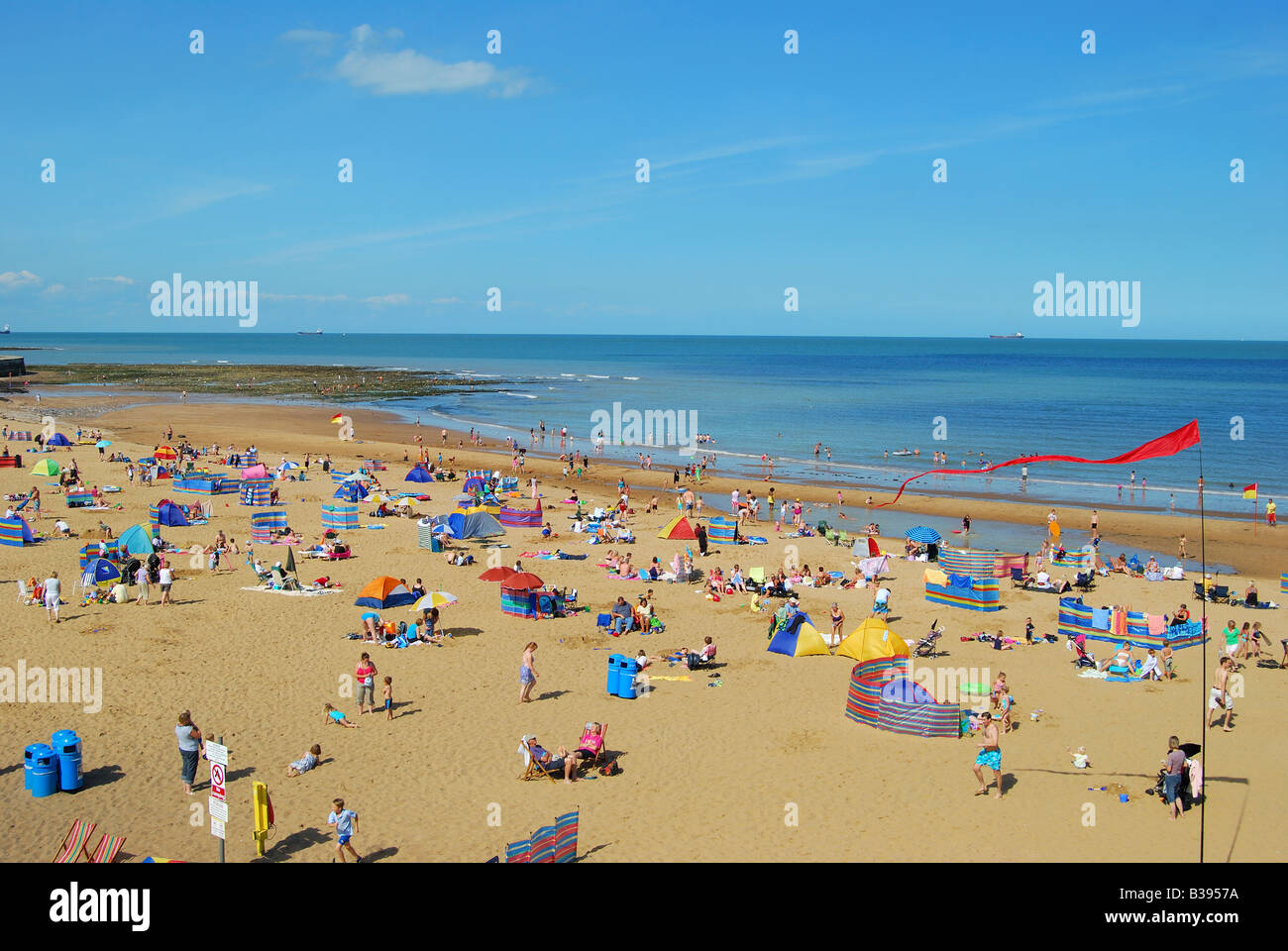 Joss Bay, near Broadstairs, Kent, England, United Kingdom Stock Photo ...