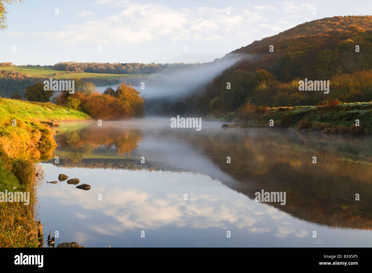 River Wye Wye Valley Stock Photo - Alamy