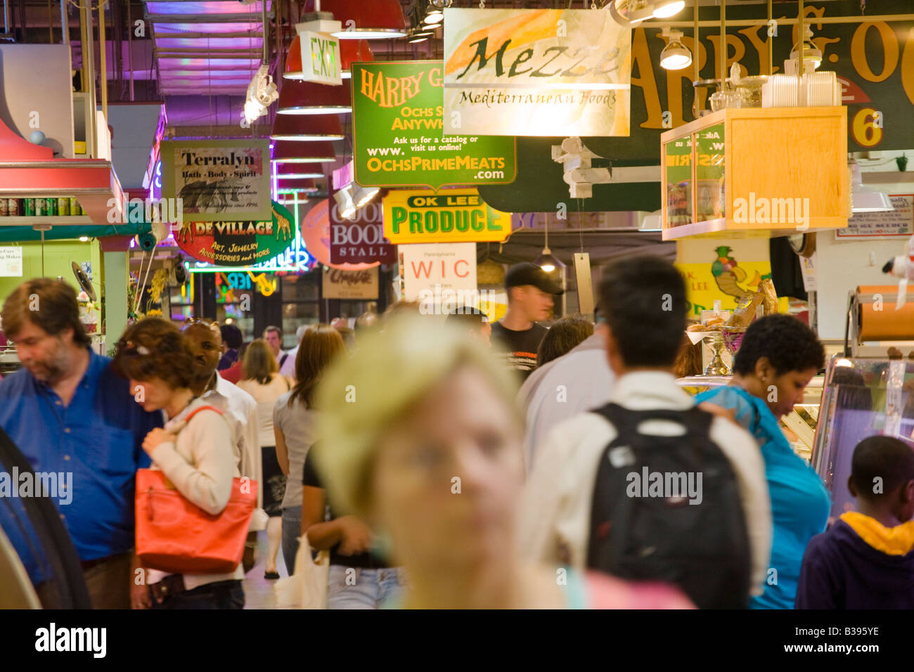 Reading Terminal Market Philadelphia Pennsylvania Stock Photo - Alamy
