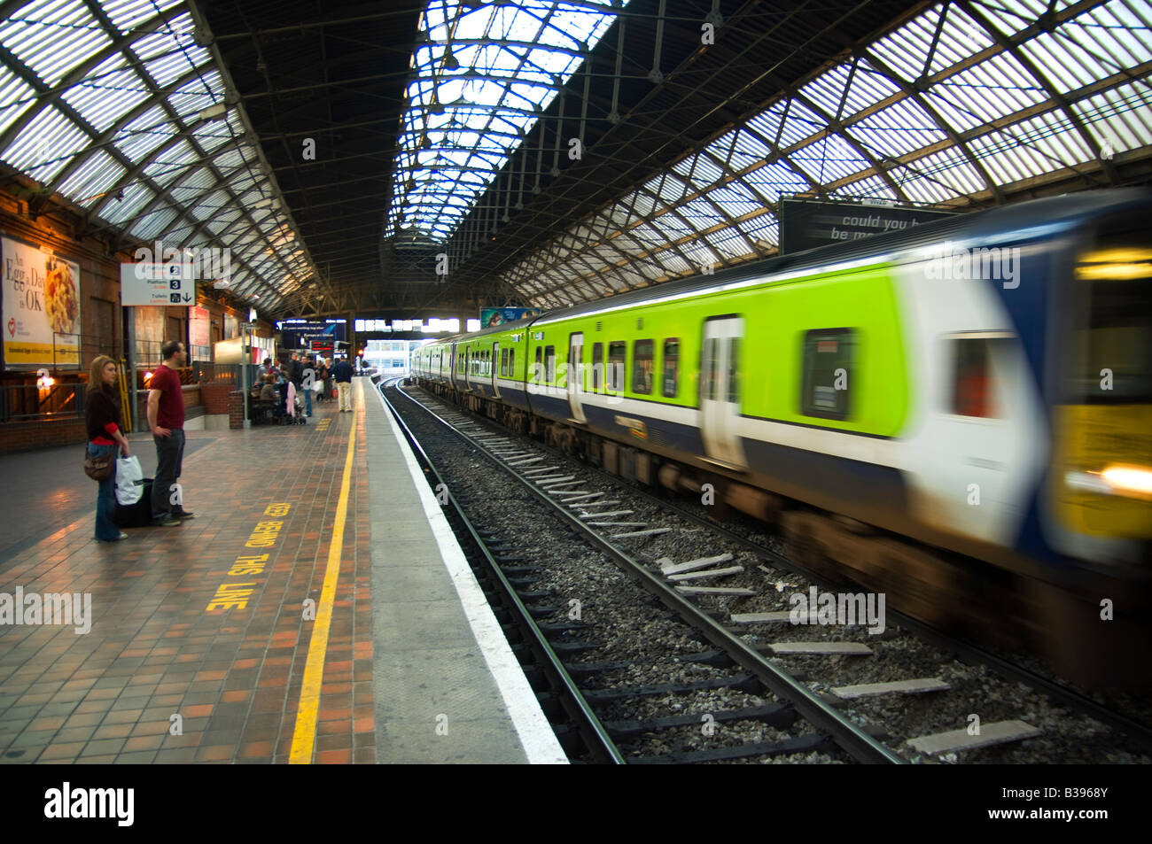 Commuter Train in Pearse Street Station, Dublin Stock Photo - Alamy