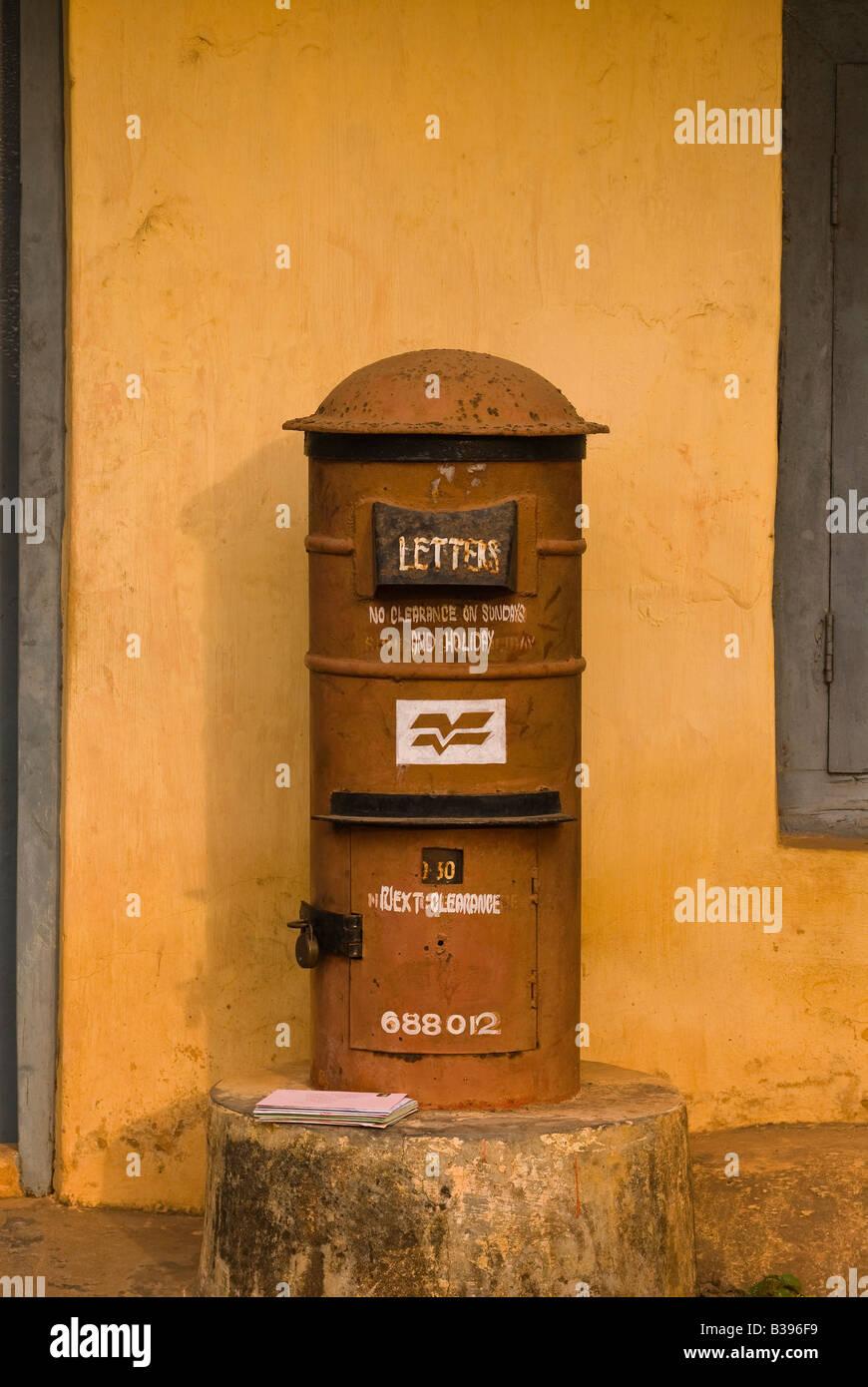 Post box in Kerala, India Stock Photo - Alamy