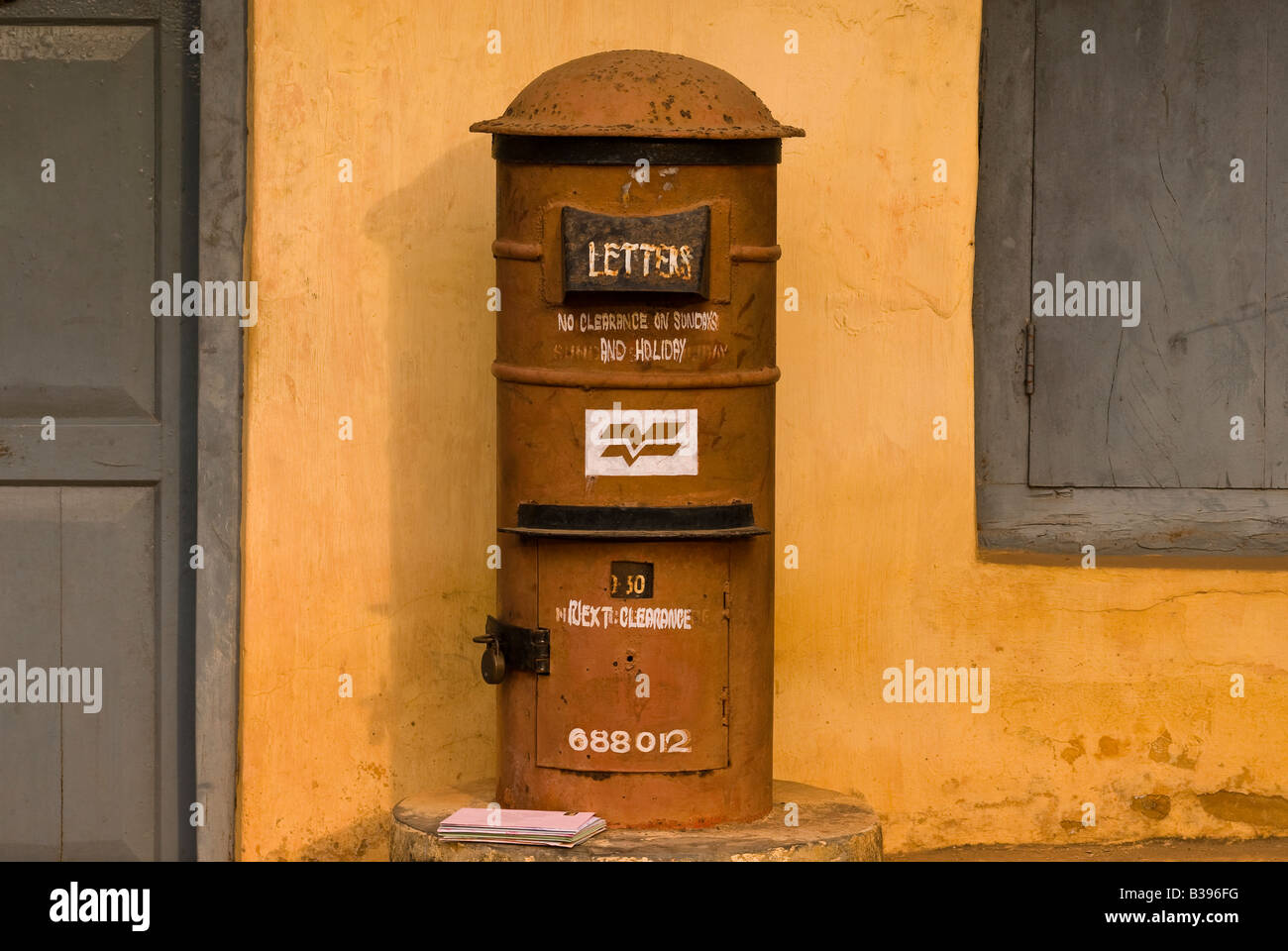 Post box in Kerala, India Stock Photo - Alamy