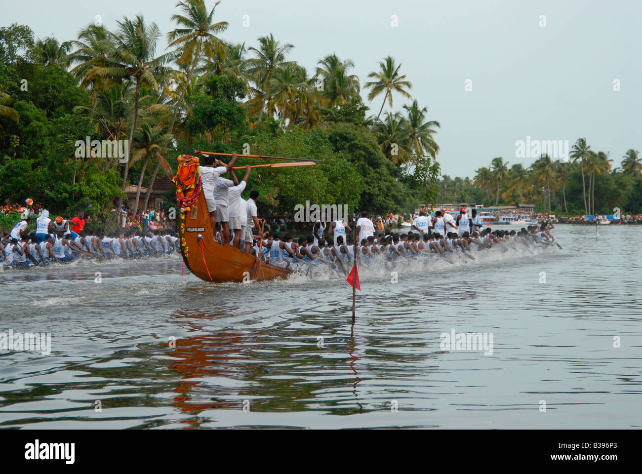 Nehru Trophy boat race at Alleppey,Kerala,India Stock Photo - Alamy